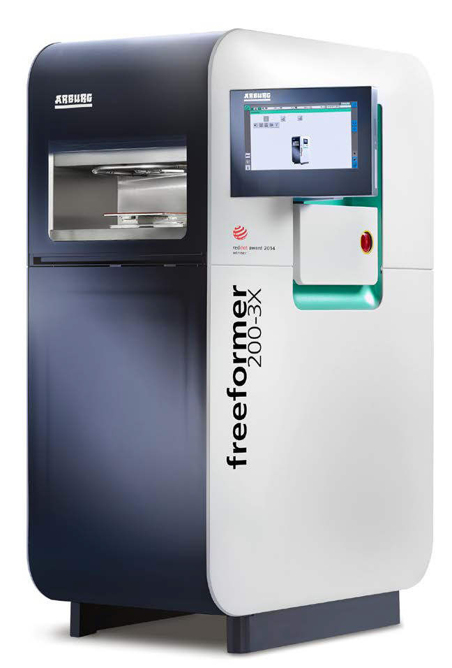 Arburg Freeformer 3D Printing System and Plastics Freeforming Process ...